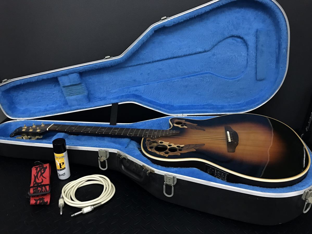 E158 Ovation オベーション エレアコ アコースティックギター No.1868 Elite ケース付き 弦楽器(オベーション)｜売買されたオークション情報、yahooの商品情報を ...
