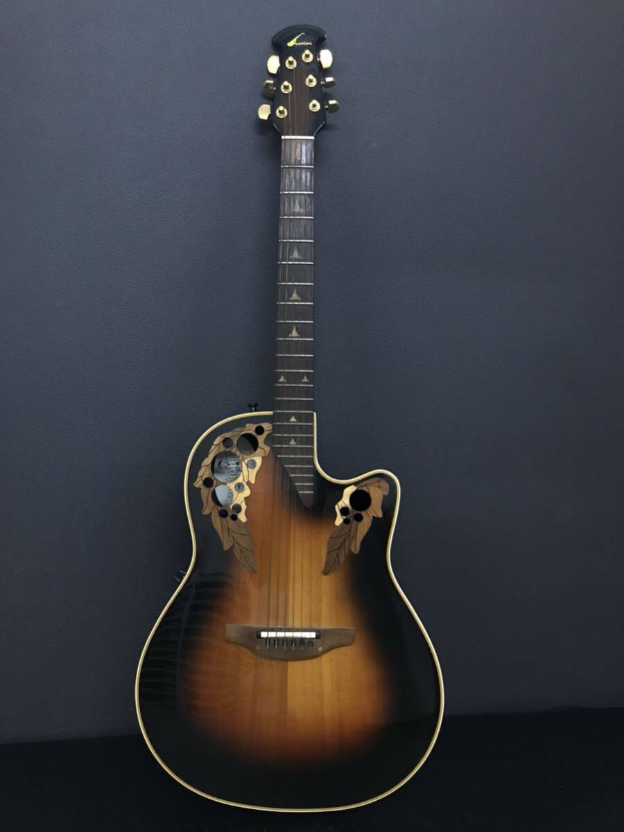 E158 Ovation オベーション エレアコ アコースティックギター No.1868 Elite ケース付き 弦楽器(オベーション)｜売買されたオークション情報、yahooの商品情報を ...