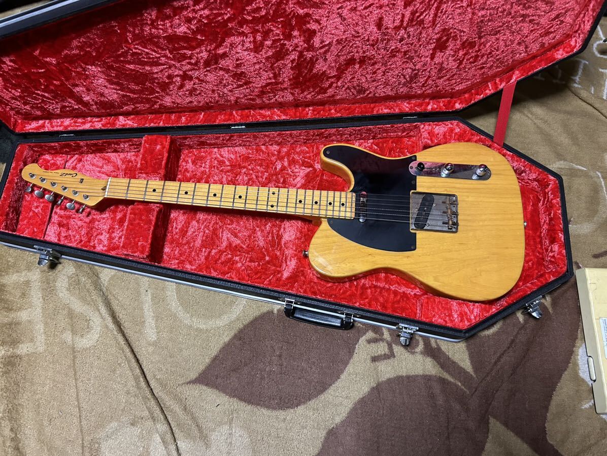 2009年製 フジゲン 日本製 激渋 Coolz クールジー テレキャスター ナチュラルアッシュ 迷彩柄GIGケース付き 激安 調整済み(本体 ...