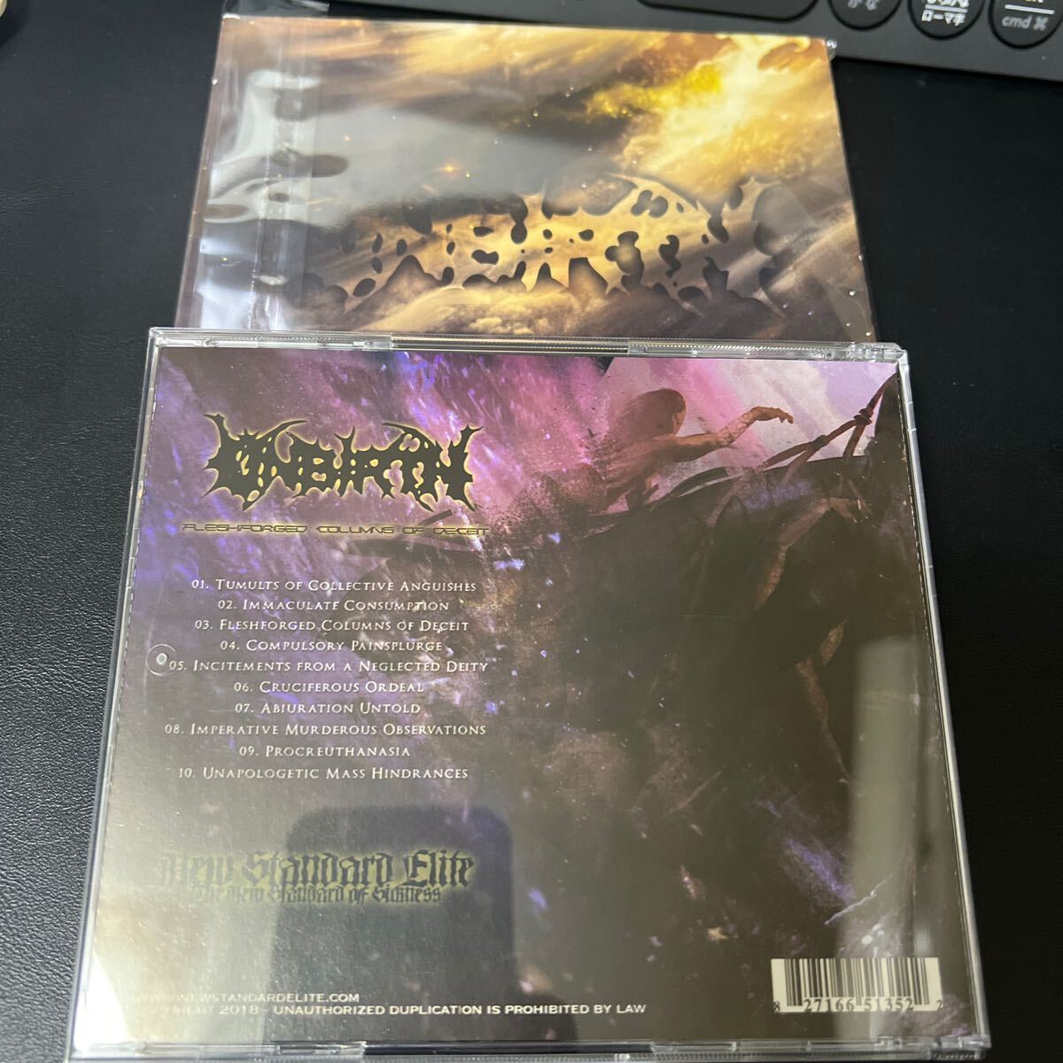 同様 〝廃盤超絶レア〟Unbirth / Fleshforged Columns Of Deceit テクニカルブルデス Party Cannon 7 H.Target Kraanium ...