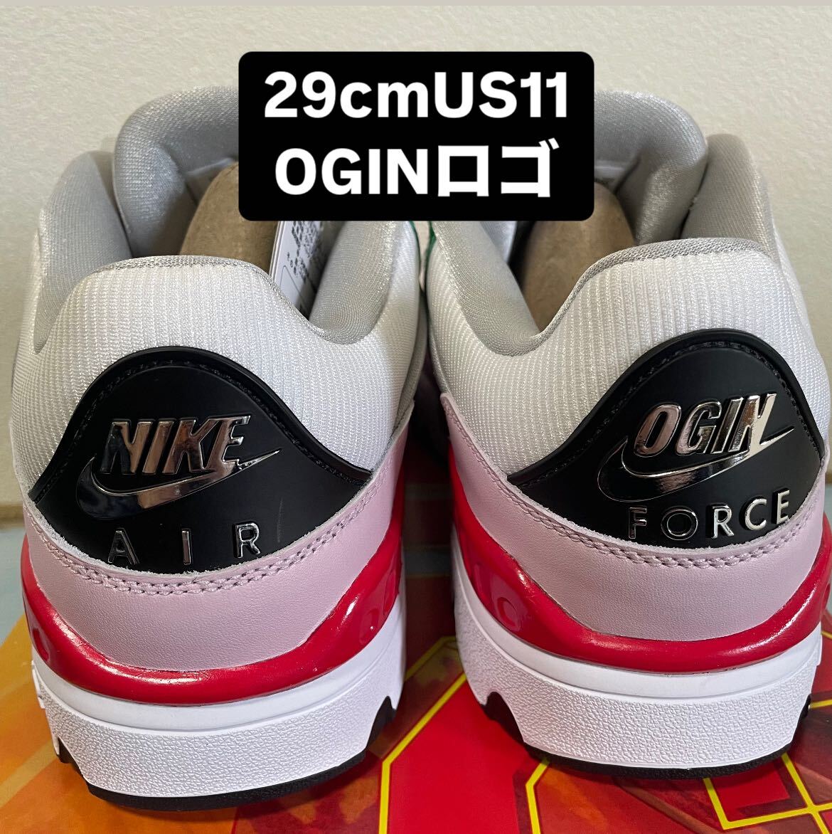 29cm US11 NIGO Nike Air Force 3 Low SP white OGINロゴ human made ホワイト(29 ...