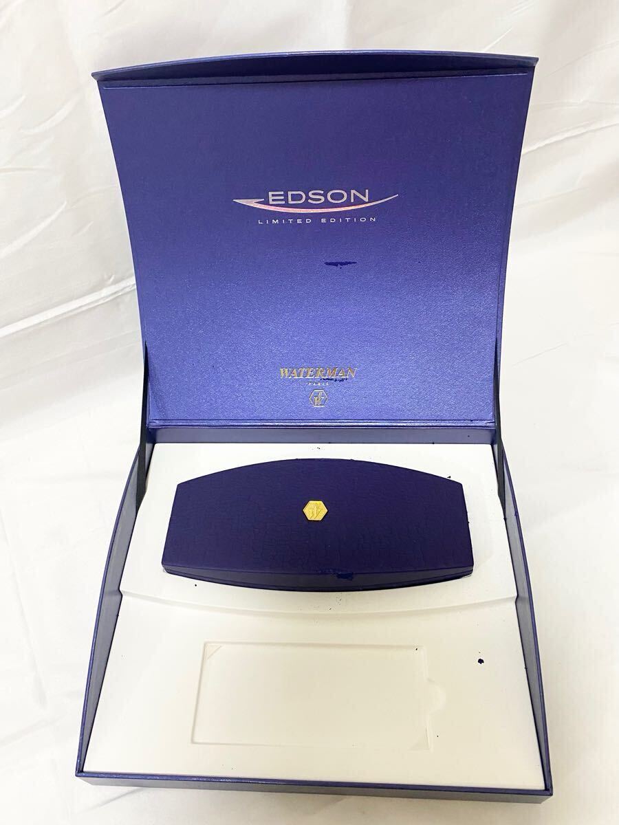 10D011 WATERMAN ウォーターマン EDSON エドソン リミテッド エディション 万年筆 4000本限定 空箱のみ(ウォー ...