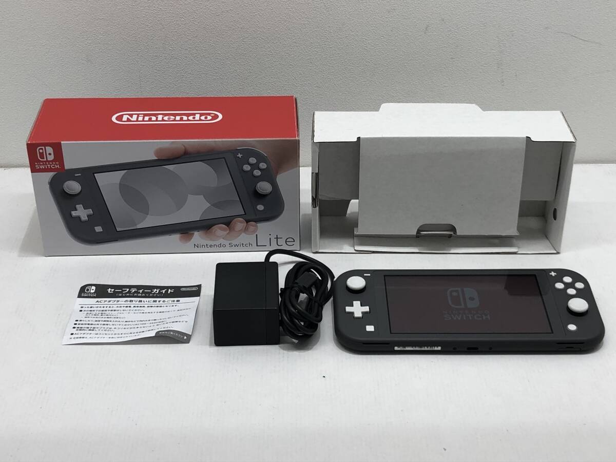 070 A Nintendo SwitchLite スイッチライト 本体 グレー HDH-001 動作確認/初期化済(ニンテンドースイッチ本体 ...