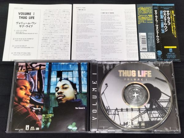 国内初盤 THUG LIFE/VOLUME 1 2PAC NATE DOGG THE OUTLAWZ GANGSTA WARREN G-RAP ...
