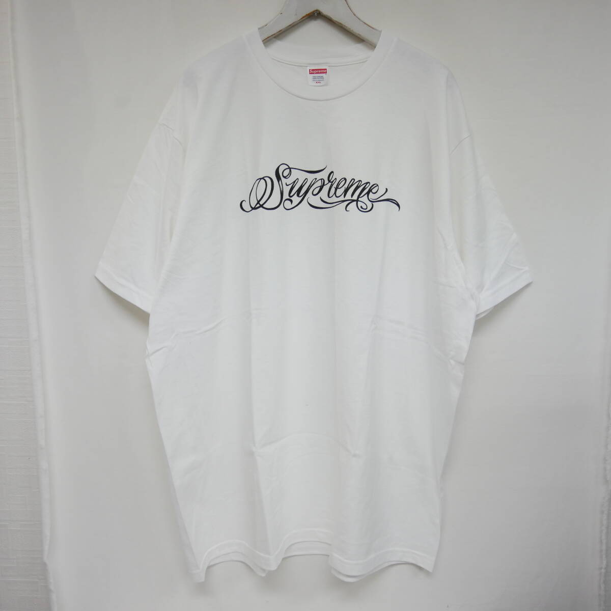 1円 点汚れ 国内正規 Supreme 24AW 24FW Mister Cartoon Script Tee スクリプトロゴTシャツ ...