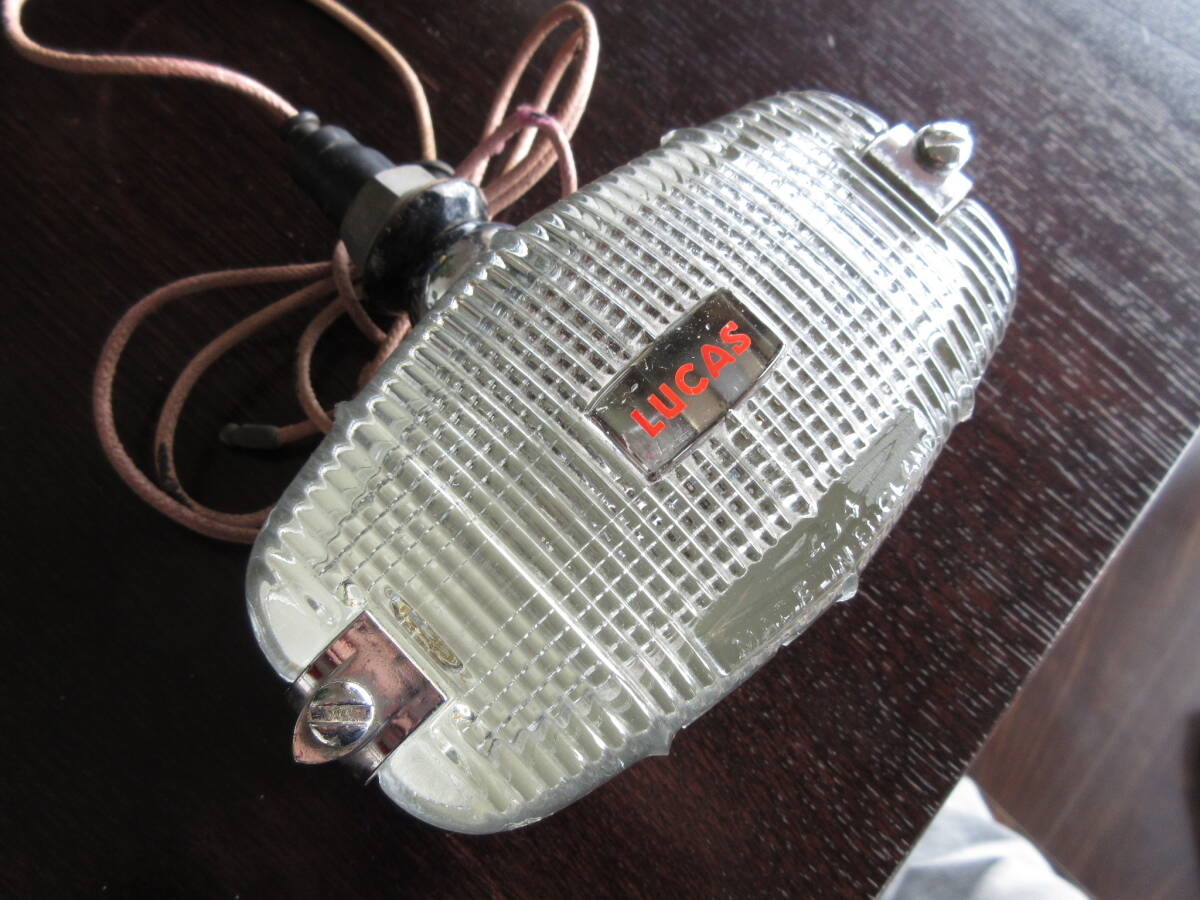1960年代当時物初期 LUCAS 494REVERSING LAMP ルーカス ランプ BMC MINI ミニ AUSTIN WINGARD DESMO バンプラLOTUS MG ...