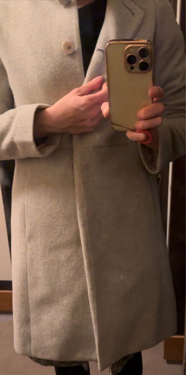 Techichi ノーカラーロングコート ホワイトグレー 内ピンク テチチ(Mサイズ)｜売買されたオークション情報、yahooの商品情報をアーカイブ公開 - オークファン（aucfan.com）