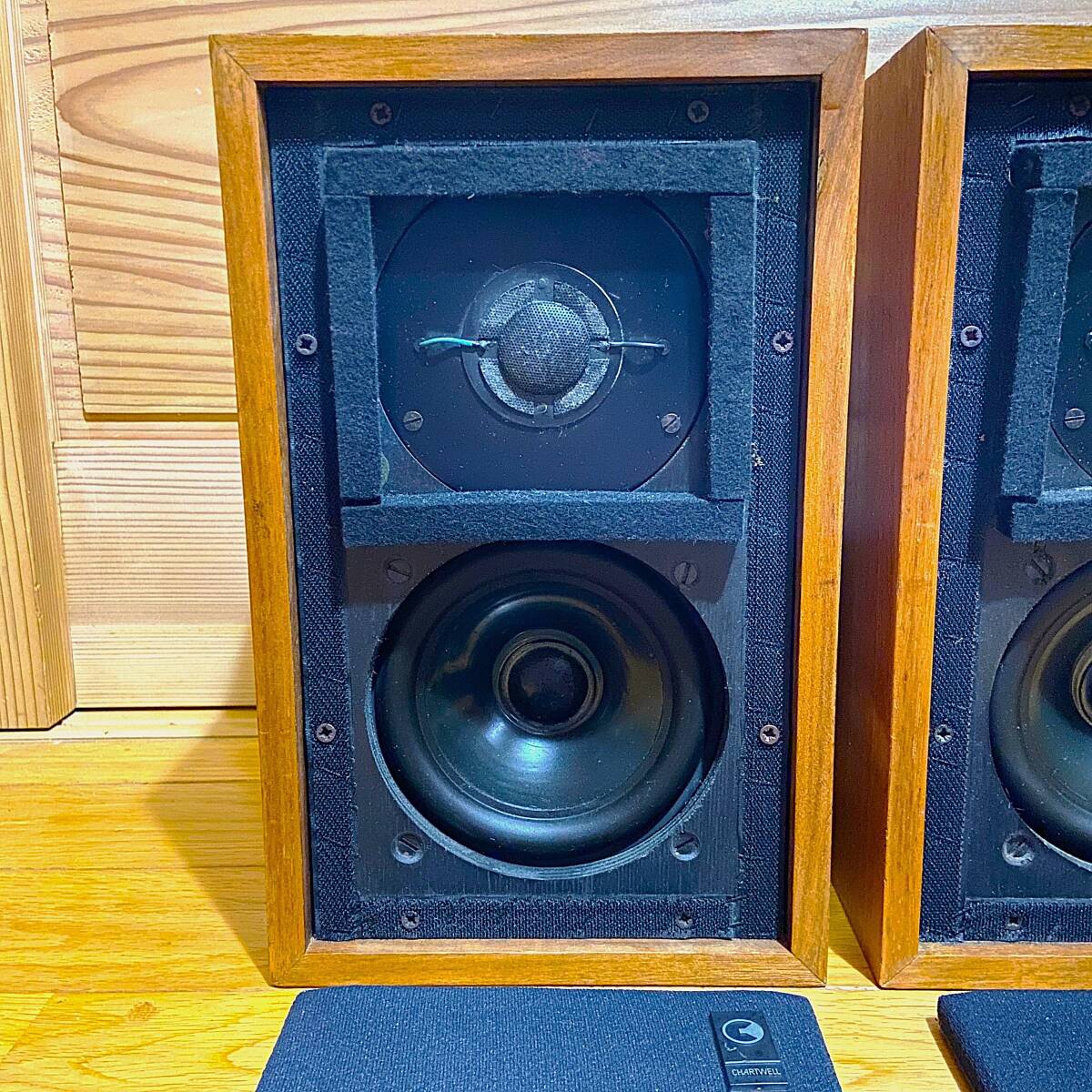 Original CHARTWELL LS3/5A 15ohm 1978 made BBC monitor speaker チャートウェル 15Ω 検: ROGERS KEF SPENDOR ...