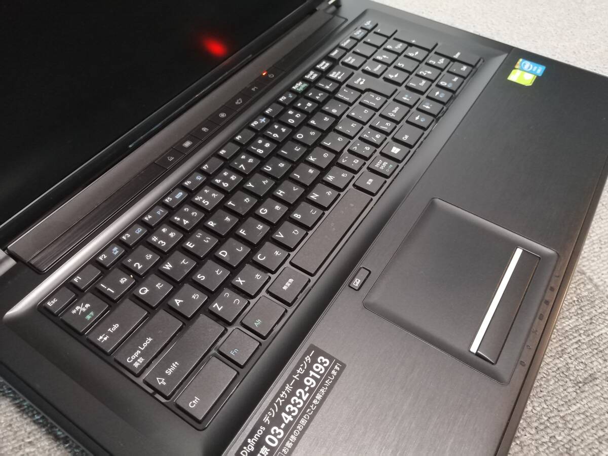 大画面 SSD512GB ゲーミング Diginnos i7-4710MQ NVIDIA GeForce 840M win11Pro 16G office2019 17.3インチFULL HD ...