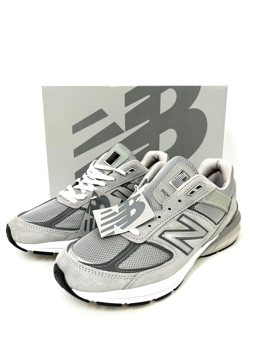 New Balance ニューバランス USA製 M990GL5 スニーカー M990 グレー GRAY アメリカ製 靴 NB 9 1/2 ...