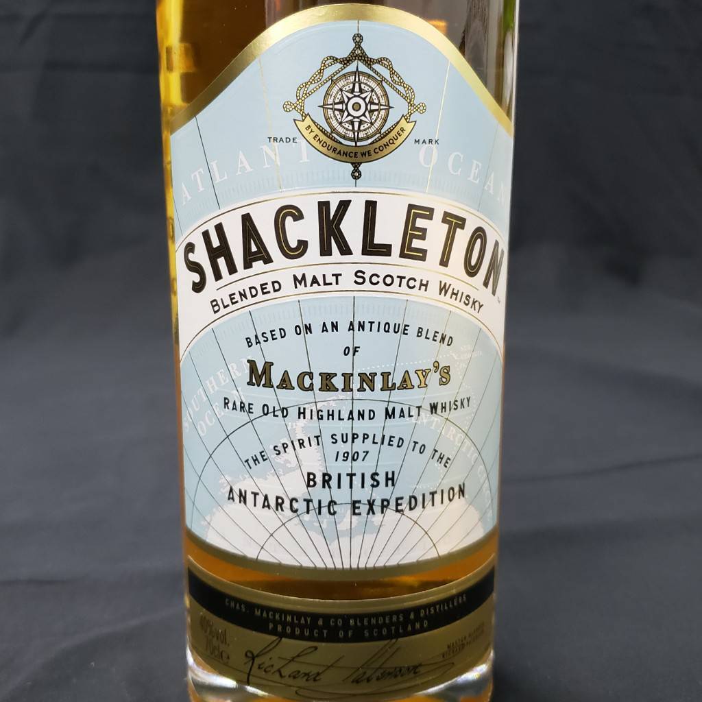 24品/A046270-1/KH0/M022-601/ 酒 SHACKLETON BLENDED MALT SCOTCH WHISK MACKINLAY'S シャクルトン ブレンデットモルト ...