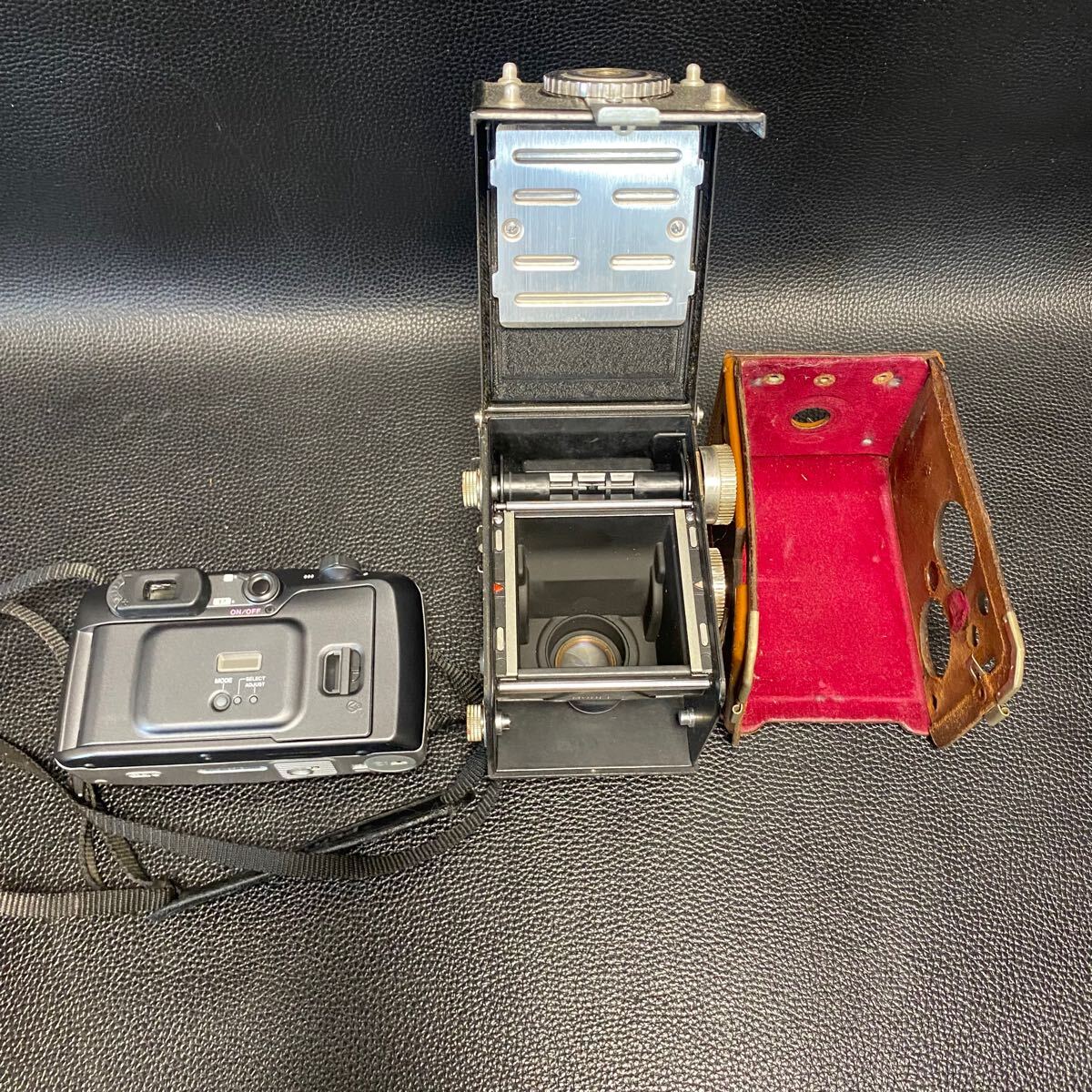 A262 ジャンク1円スタート カメラおまとめ PENTAX OLYMPUS yasgicaflex LUMIX Panasonic POLAROID SLR-680 ESPIO140 ...