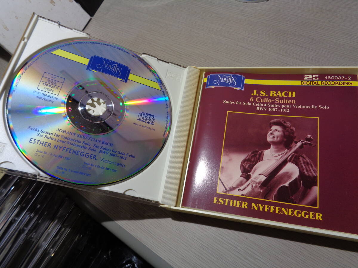 エステル ニッフェネッガーのバッハ無伴奏 ESTHER NYFFENEGGER/BACH:6 CELLO-SUITEN BWV 1007 ...