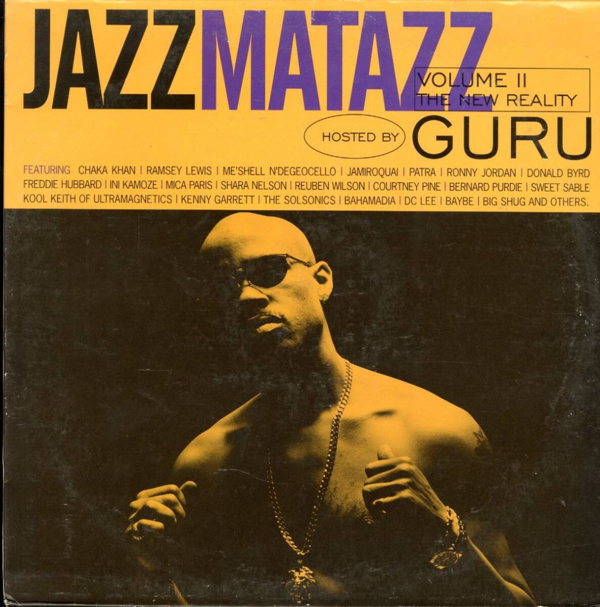 USオリジ2LP MASTERDISK刻印 Guru / Jazzmatazz Volume II The New Reality 95年 Chrysalis / F1 34290 ...