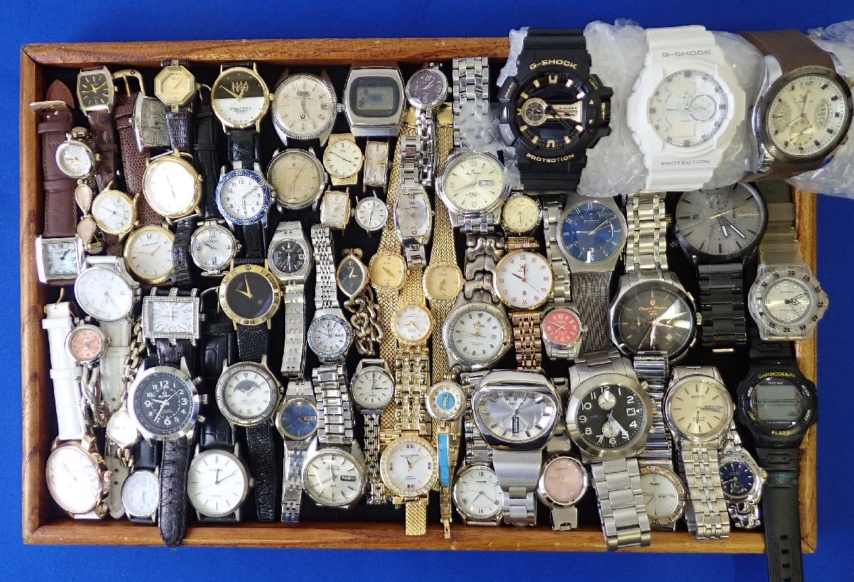 腕時計 大量まとめ SEIKO CITIZEN GUCCI SKAGEN G-SHOCK TISSOT CENTURY 3001M ...