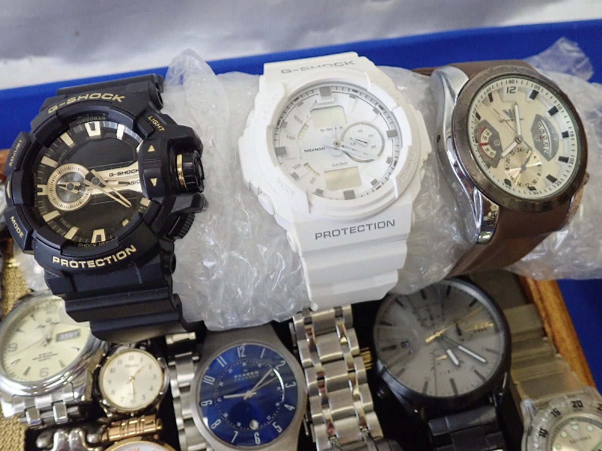 腕時計 大量まとめ SEIKO CITIZEN GUCCI SKAGEN G-SHOCK TISSOT CENTURY 3001M ...