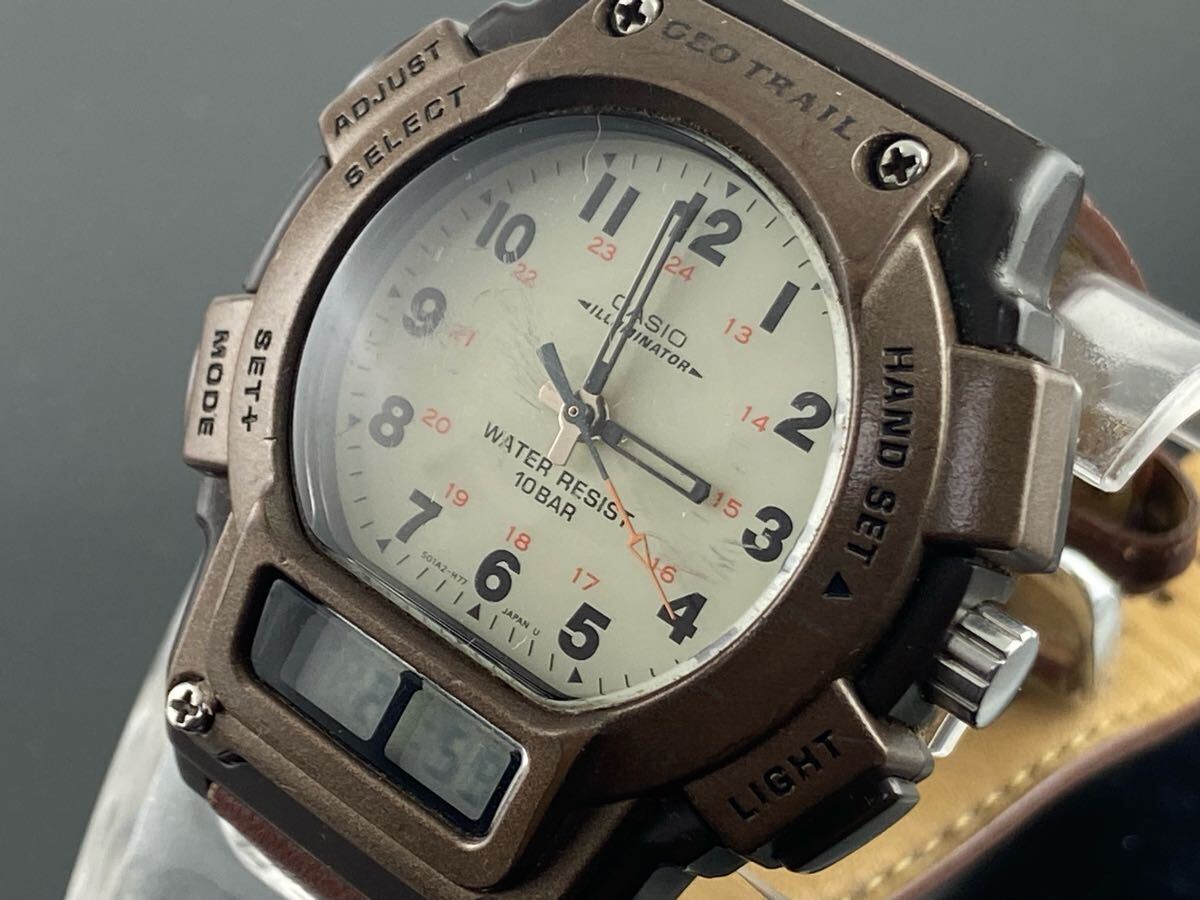 A1507 1円 メンズ腕時計 アナデジ カシオCASIO イルミネーター GEO TRAIL FT-611(カシオ)｜売買されたオークション ...