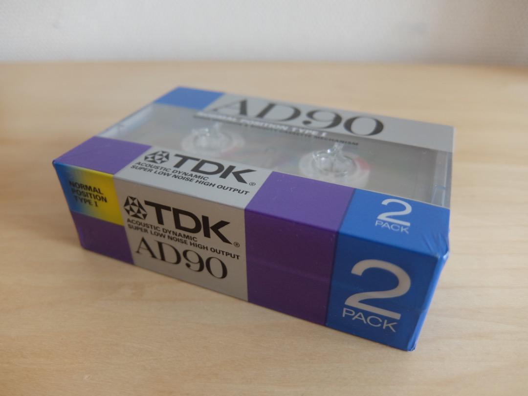 TDK AD90 2パック カセットテープ(記録媒体)｜売買されたオークション情報、yahooの商品情報をアーカイブ公開 - オークファン ...