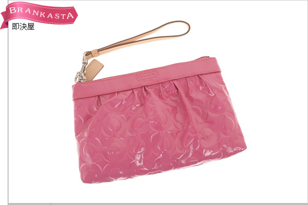 屋 コーチ COACH ストラップ付エナメルレザーポーチ bn78(ポーチ)｜売買されたオークション情報、yahooの商品情報をアーカイブ公開 ...
