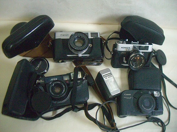 Canon Canone KONICA C35 FUJICA カメラ 山 ジャンク(コンパクトカメラ)｜売買されたオークション情報、yahoo ...