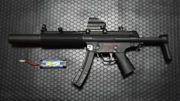 マルイ H＆K MP5 SD6 ドットサイト バッテリー 多段数マガジン(電動ガン)｜売買されたオークション情報、yahooの商品情報を ...