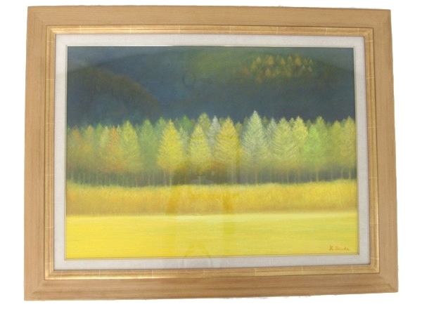K.TANAKA 作 油絵 風景画 自然 山 額縁 田中 絵画Y1706693(自然、風景画)｜売買されたオークション情報、yahooの商品 ...
