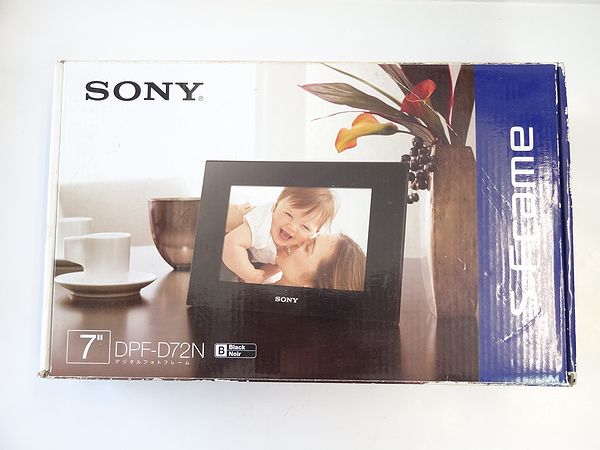 T764 SONY デジタルフォトフレーム DPF-D72N ブラック(デジタルフォトフレーム)｜売買されたオークション情報、yahooの商品 ...