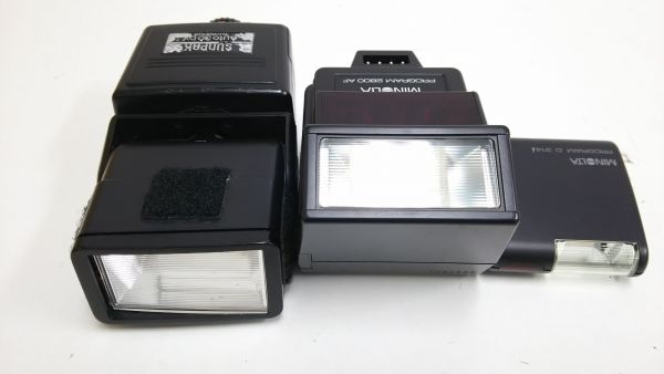 MINOLTA PROGRAM 2800 AF D 314i SUNPAK auto 30DX Ci3609-039(その他)｜売買された ...