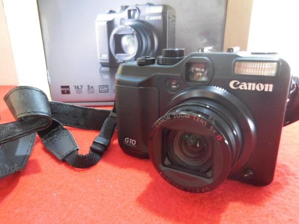 極 キヤノン Canon PowerShot G10 ZOOM LENS 5×IS 6.1-30.5mm 1:2.8-4.5 デジカメ 元箱有 ...