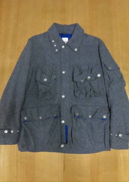 dip ltd ディップ WOOL SWISS ARMY JACKET ウールアーミージャケット gray M strato orslow eel curly nisica(男性用)｜売買され ...