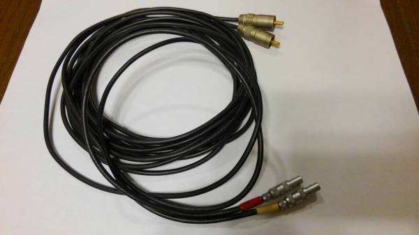 スナーSUHNER マークレビンソンMARK LEVINSON RCA-CAMAC/LEMO／レモ／キャメック ケーブル 3m ペア(マーク ...