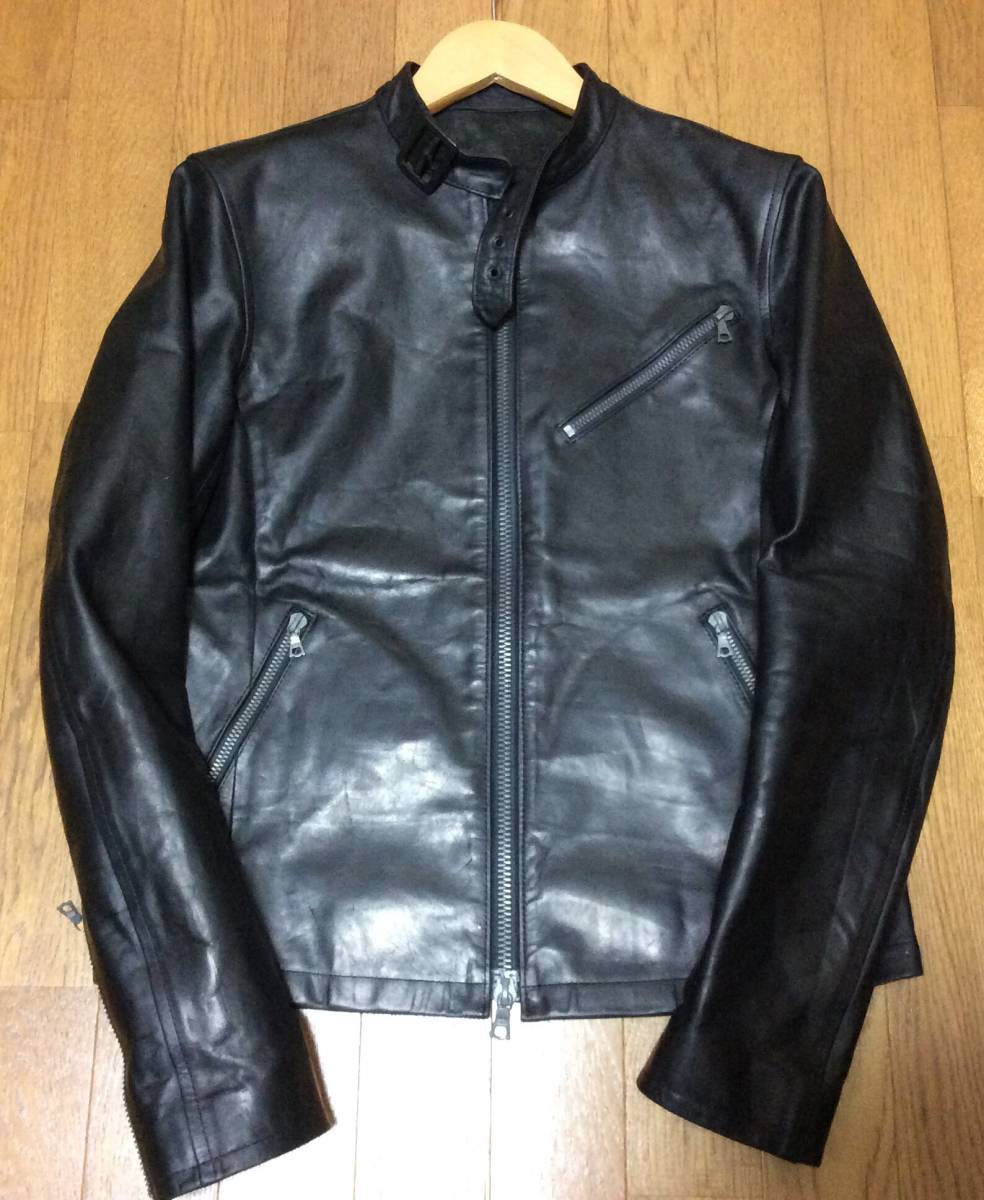 BACKLASH/バックラッシュ GUIDI/グイディ オイルカーフ シングルライダース レザージャケット 1140-03 2(バックボーン)｜売買されたオークション情報、yahooの商品情報 ...