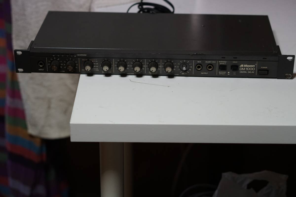 Maxon / Korg DM 1000デジタルディレイエフェクターラック完璧な作業 Digital Delay Rack(エフェクター ...