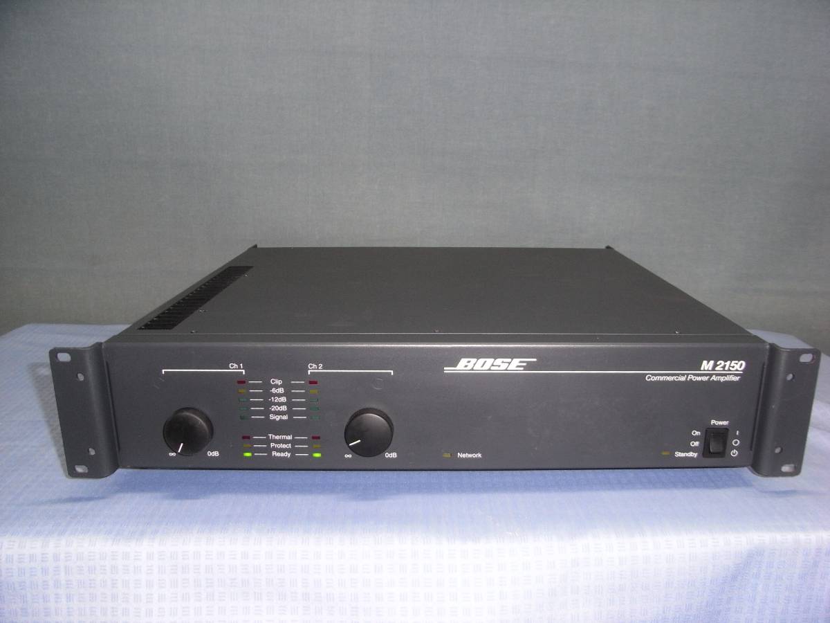 BOSE パワー アンプ M2150 150W+150W 300Wモノラルにも 取説あります 502A B 402 802 などにも(BOSE ...
