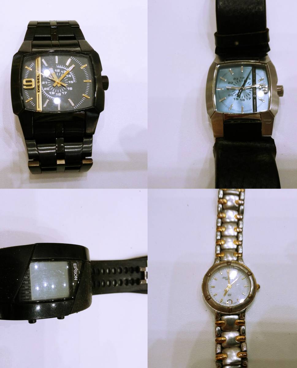 Swatch G-SHOCK DIESEL EPSON ジャンク腕時計 12個(その他)｜売買されたオークション情報、yahooの商品情報を ...