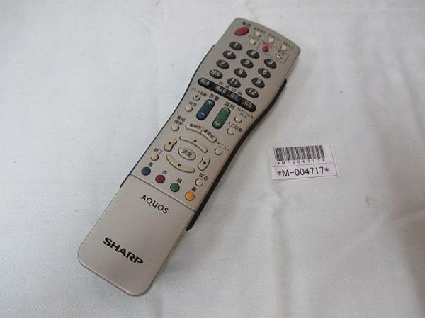 M4717R シャープ AQUOS テレビ リモコン GA661WJSA SHARP(リモコン)｜売買されたオークション情報、yahooの商品情報をアーカイブ公開 - オークファン ...