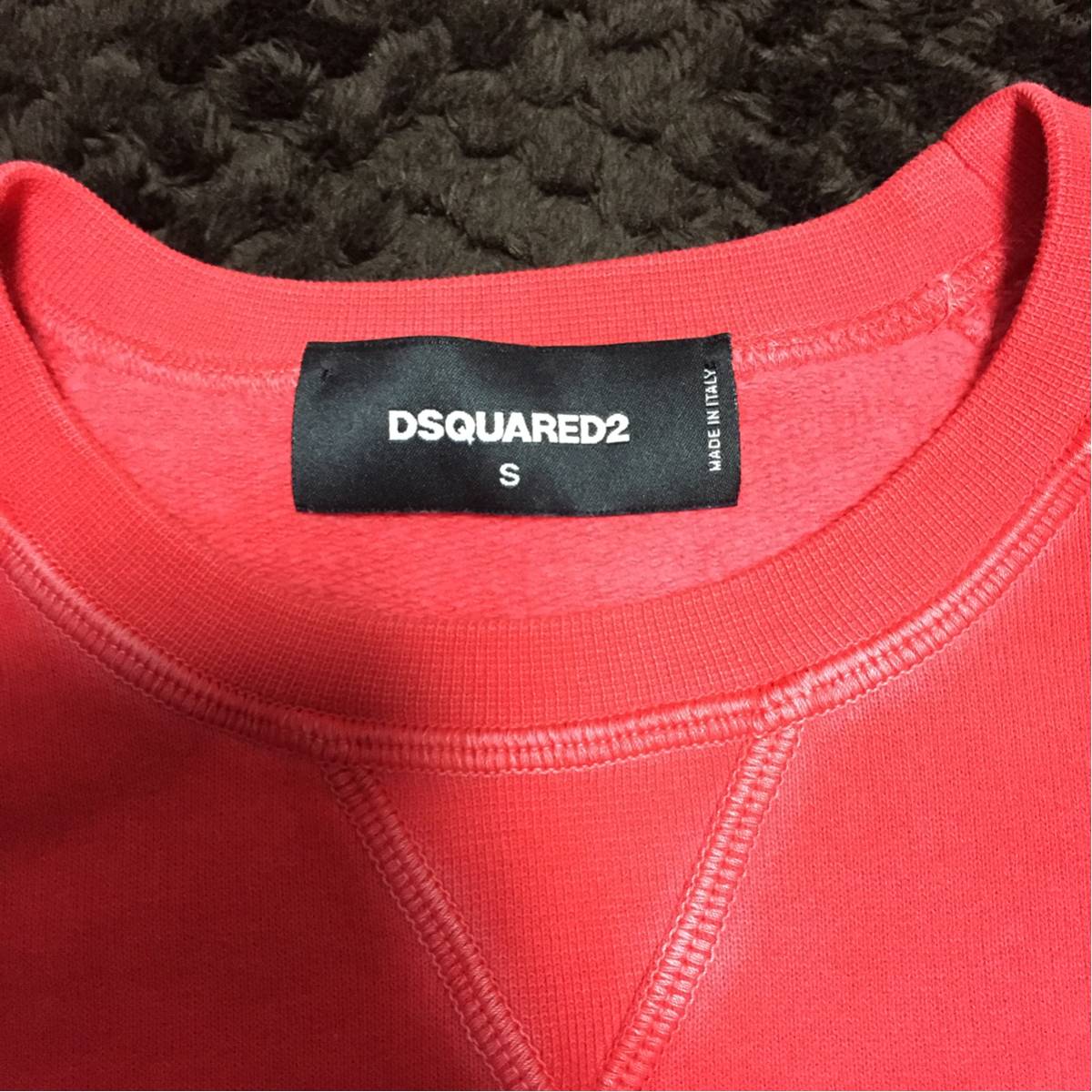 新古 自宅試着のみ DSQUARED2 ディースクエアード スウェット 国内正規品 赤 S D2(その他)｜売買されたオークション情報、yahooの商品情報をアーカイブ公開 - オークファン ...