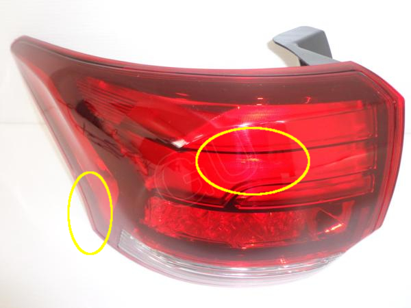 三菱 アウトランダー GF7W GF8W / PHEV GG2W 後期 LED 左 リア ストップ テール ランプ ライト 8330B173 ...