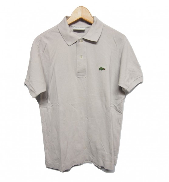 試着のみ 国内正規 LACOSTE ラコステ L1212L MADE IN FRANCE ポロシャツ 2 ライトグレー 極(2以下)｜売買されたオークション情報、yahooの商品情報を ...
