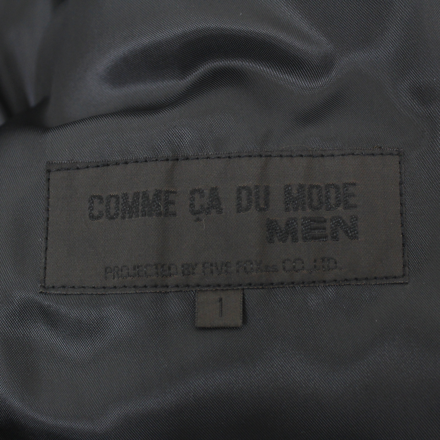 参考定価16万円 COMME CA DU MODE MEN コムサデモードメン 馬革ホースレザー ダウンコート 黒 ブラック 1(コート)｜売買されたオークション情報、yahooの商品情報を ...