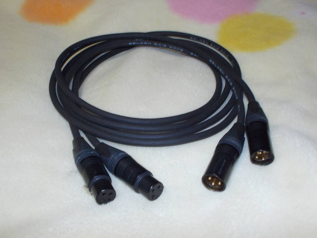 BELDEN/ベルデン/8412 160センチx2本 NEUTRIK製キャノンジャック(ベルデン)｜売買されたオークション情報、yahooの商品情報をアーカイブ公開 - オークファン ...