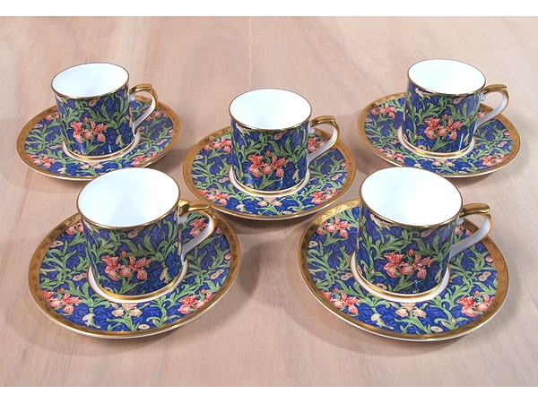 NIKKO IRIS V&A ニッコー アイリス ウィリアムモリス カップ&ソーサー 5客セット(ウィリアムスモリス)｜売買されたオークション ...