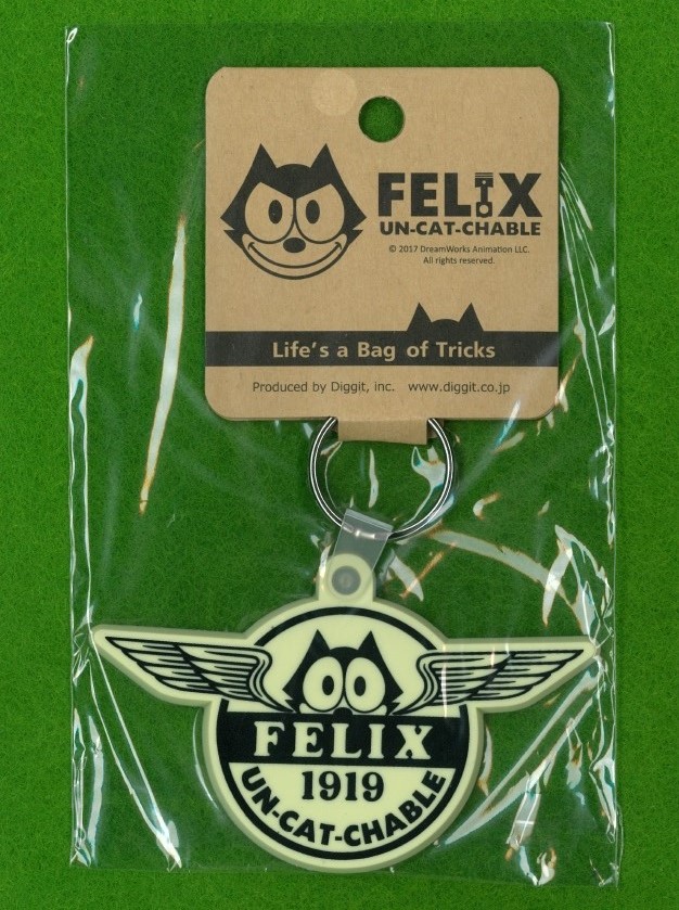 Felix フェリックス キーリング ② 羽根 ウィング ゴム moon eyes mooneyes Wing ムーンアイズ キーホルダー ...