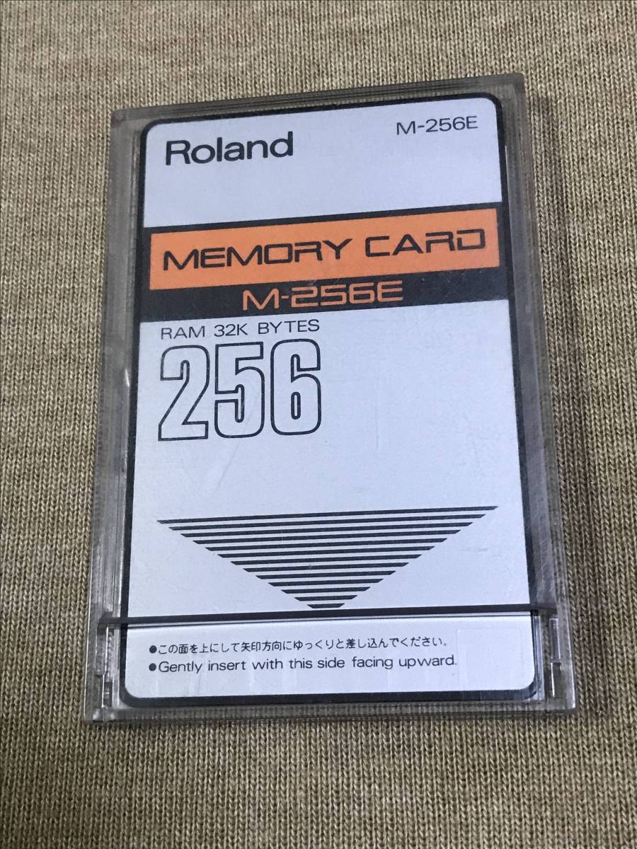Roland MEMORY CARD M-256E RAM 32K BYTE 取扱説明書 ケース付(リズムマシン)｜売買されたオークション情報 ...