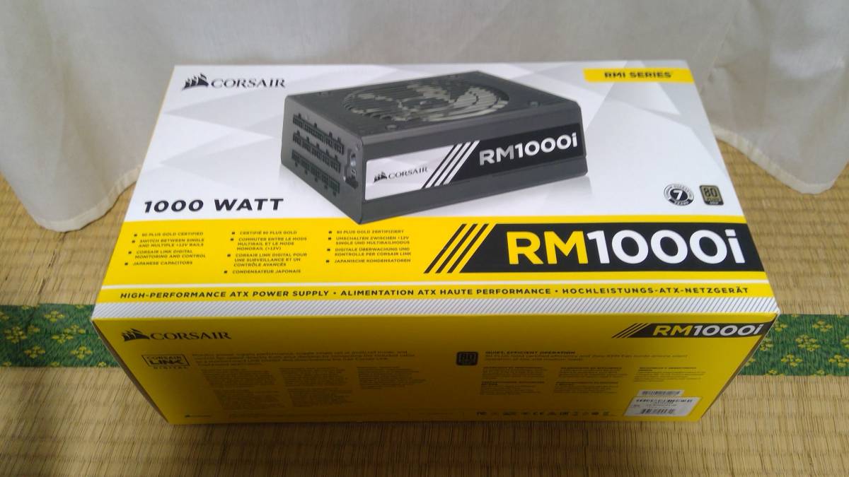 コルセア Corsair RM1000i 80PLUS GOLD 1000W静音電源(950w～)｜売買されたオークション情報、yahooの ...