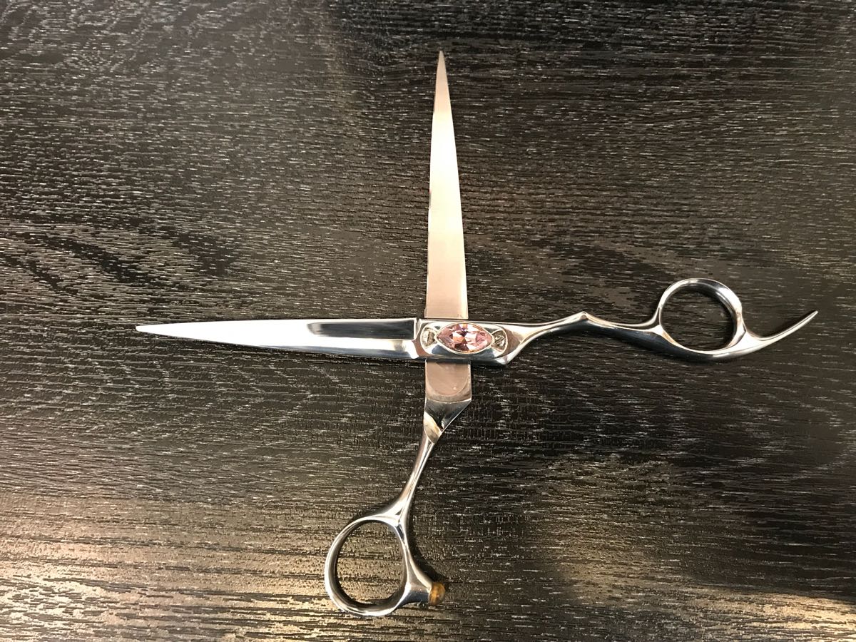 【即決】【送料無料】超美品 マテリシザー mateli カットシザー ハサミ シザー 6.2インチ セニング すきバサミ 美容師 理容師