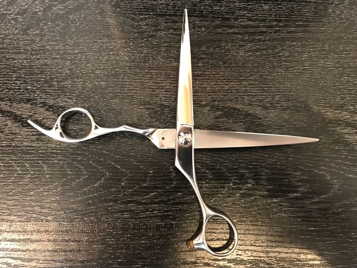 【即決】【送料無料】超美品 マテリシザー mateli カットシザー ハサミ シザー 6.2インチ セニング すきバサミ 美容師 理容師