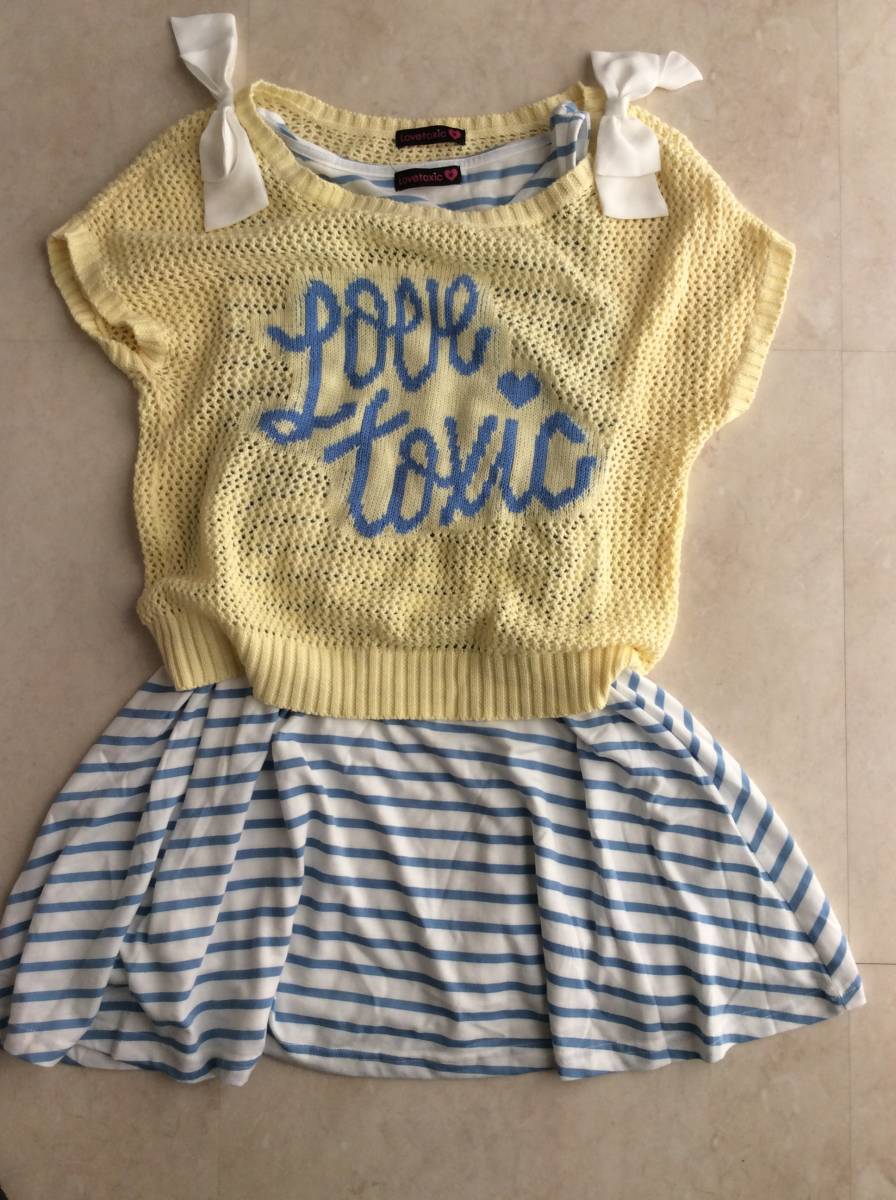 Lovetoxic M150ニット付きワンピース(150（145～154cm）)｜売買されたオークション情報、yahooの商品情報をアーカイブ公開 - オークファン（aucfan.com）