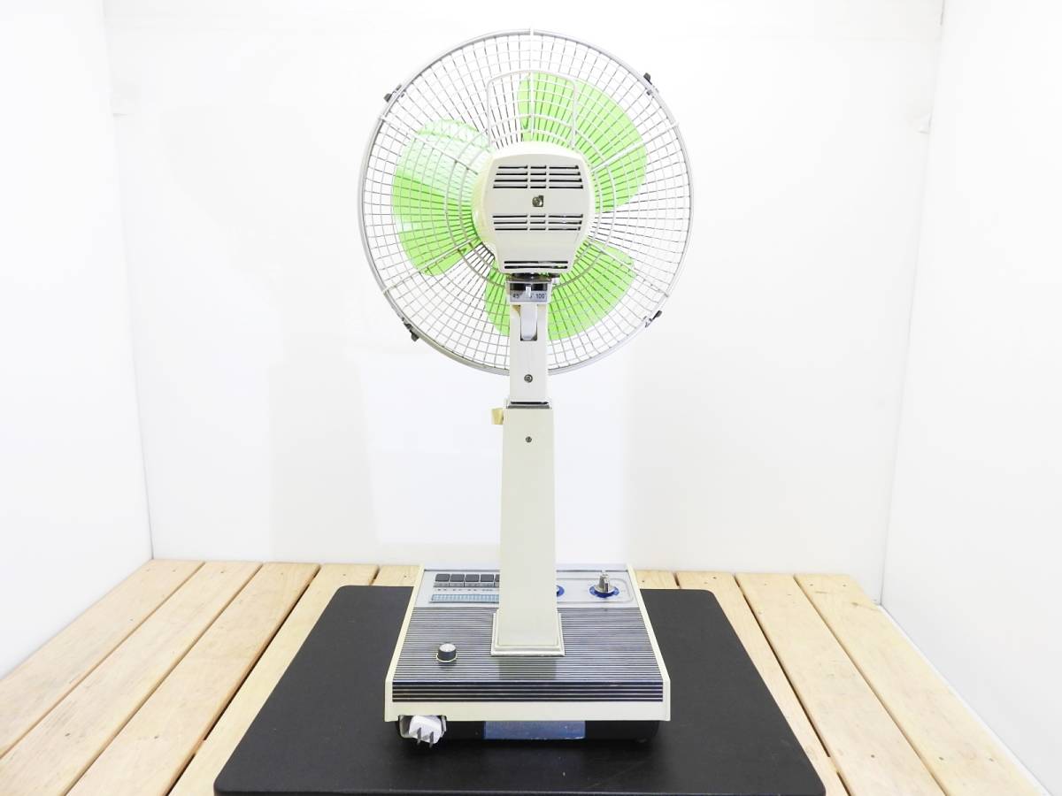 昭和レトロ SANYO サンヨー 30cm 扇風機 Dynamic wide EF-6HW 3枚羽 超微風 ランプ付き ユーズド品 管理№ ...