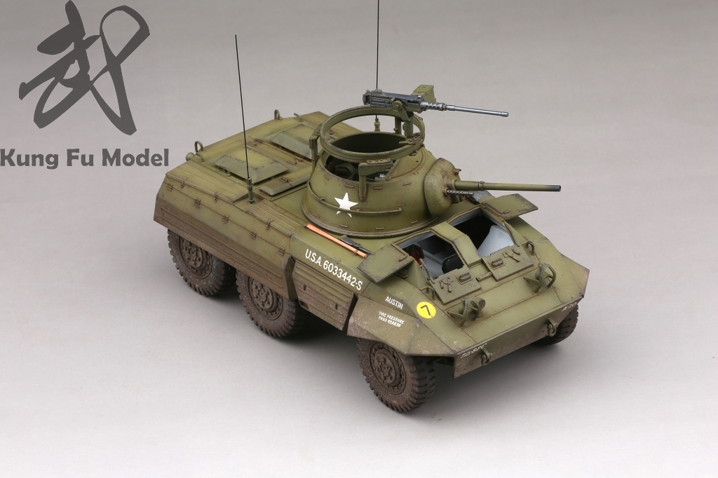 1-35 WWII U S Army M8 Light Armored軽装甲車 手作り完成品プラモデルNo.234(完成品)｜売買された ...